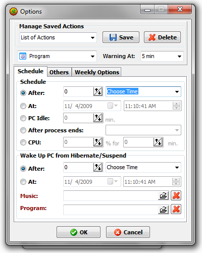 TimeToGoAppi – Powerful task scheduler for Windows
